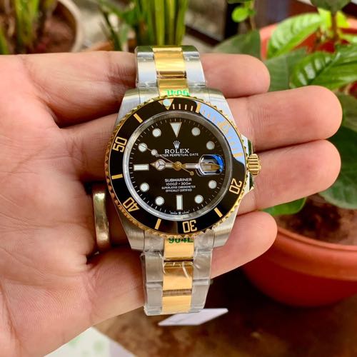 Rolex Submariner Silver Black Two Tone – Times Keepers