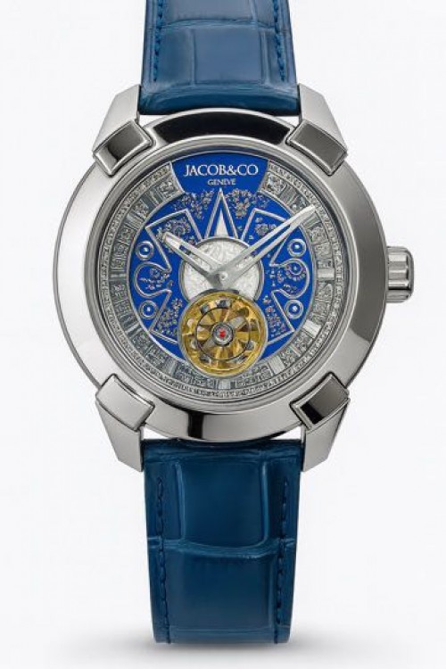 Jacob N Co Dwayne Johnson Blue Silver – Times Keepers